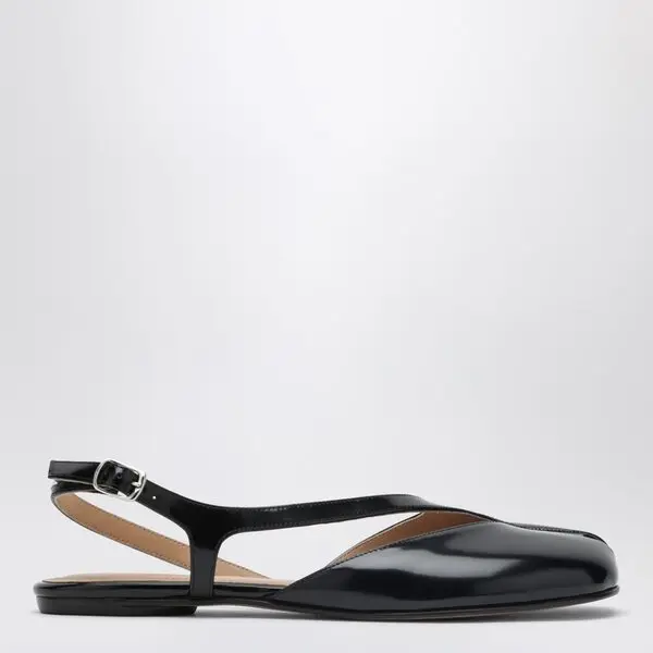 MAISON MARGIELA Brushed Leather Tabi Slingback Sandals