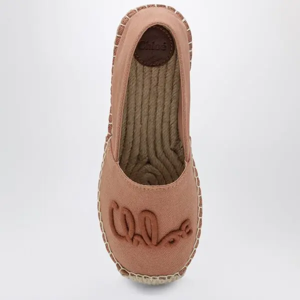 Chloé Espadrilles With Logo Embroidery - Beige