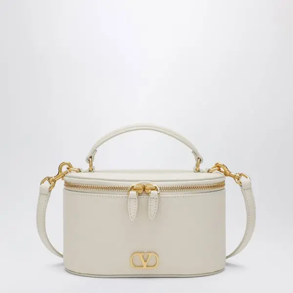 Valentino Garavani Vlogo Signature Mini Vanity Bag - White
