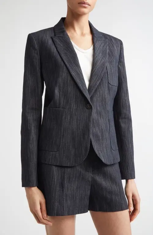 Eleventy Denim Tailored Jacket - Blue