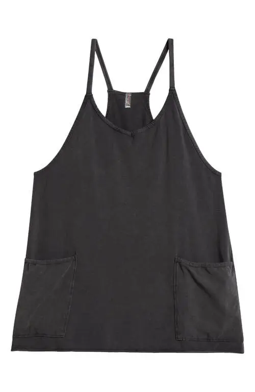 Free People Hot Shot Romper With Racerback And Patch Pockets
