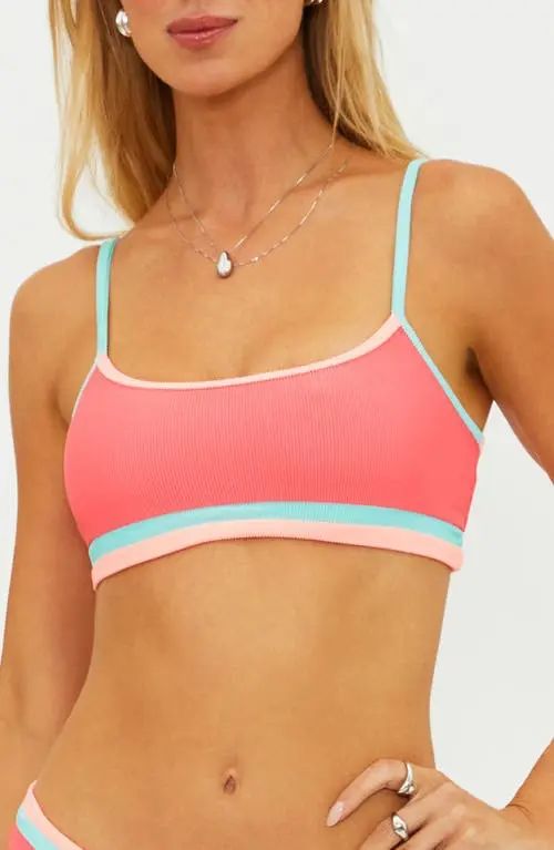 Beach Riot Colorblock Bikini Top