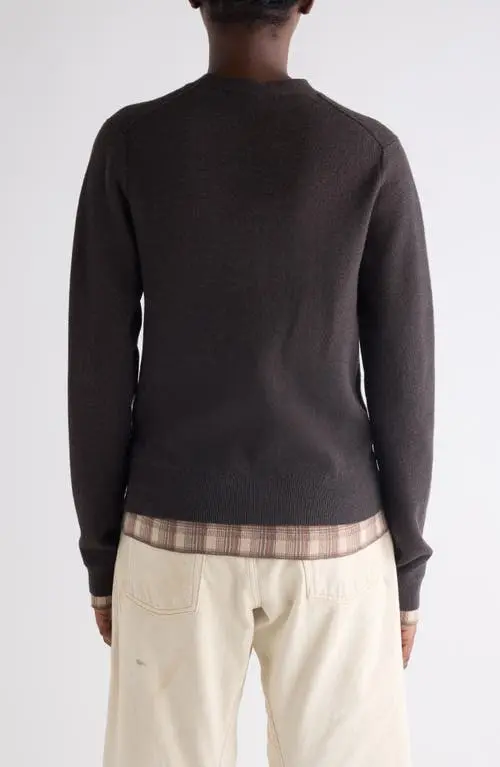 Acne Studios Prelayered Wool Cardigan