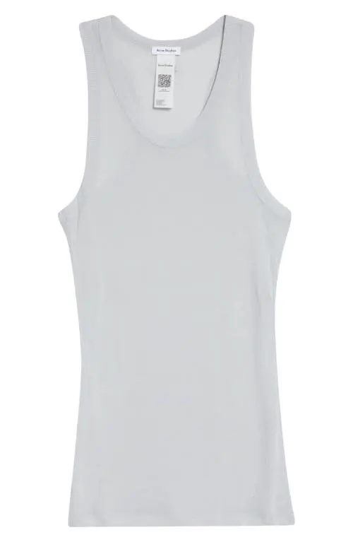 Acne Studios Fluid Rib Tank - Light Grey