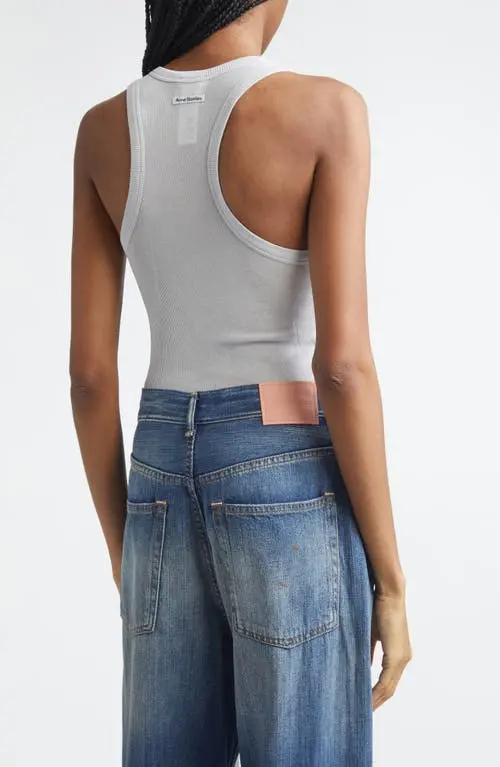 Acne Studios Fluid Rib Tank - Light Grey