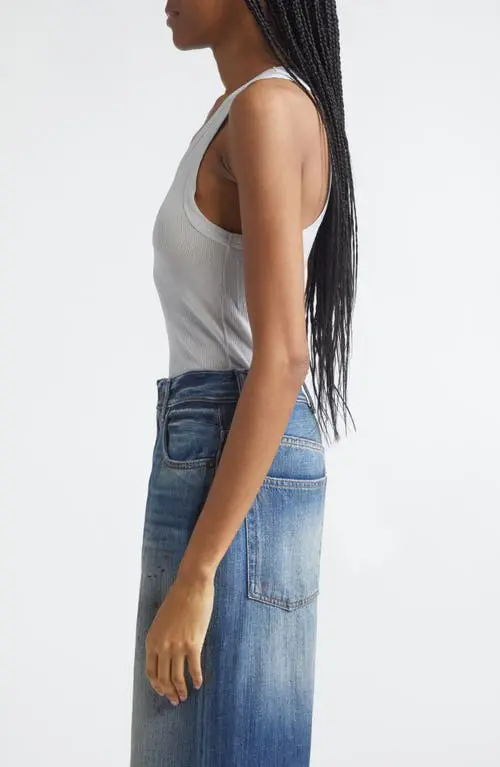 Acne Studios Fluid Rib Tank - Light Grey