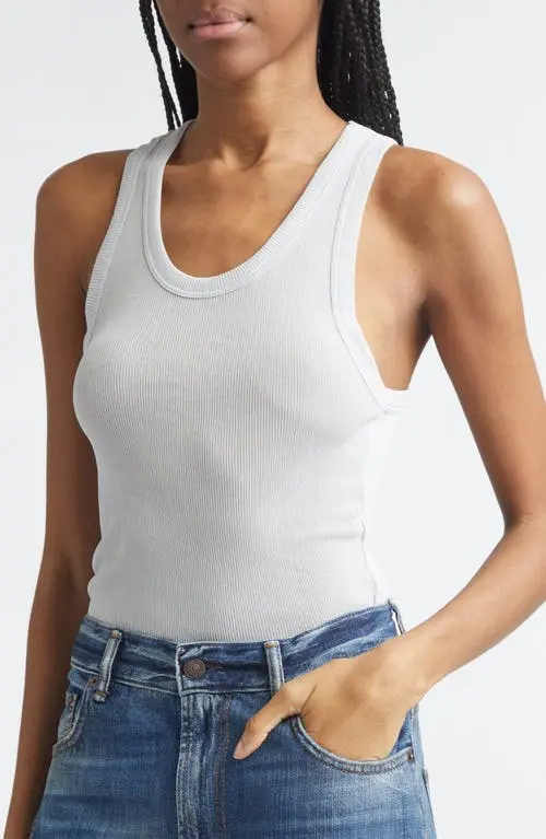 Acne Studios Fluid Rib Tank - Light Grey