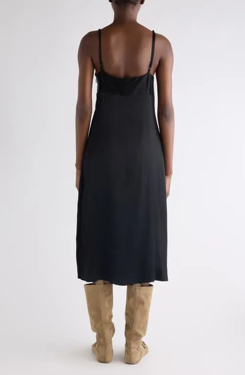 Acne Studios Satin Slipdress - Black