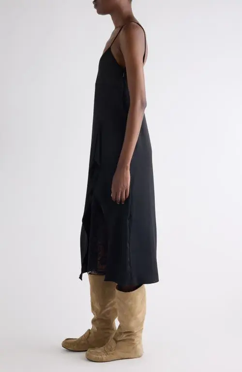 Acne Studios Satin Slipdress - Black