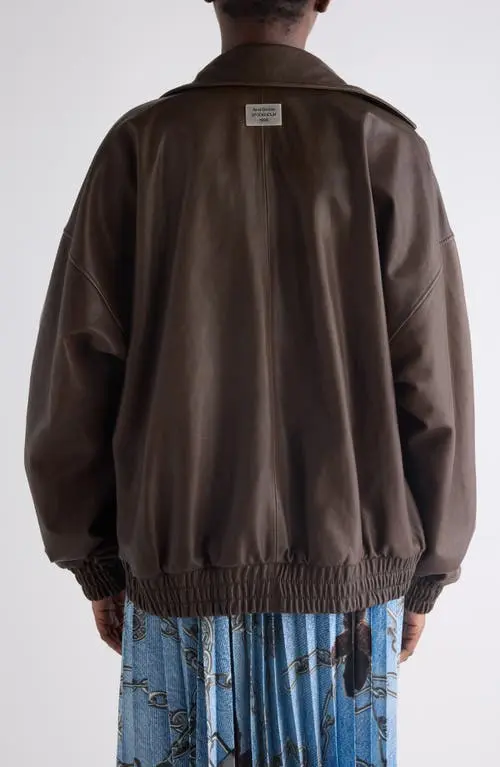 Acne Studios Lambskin Leather Blouson Jacket