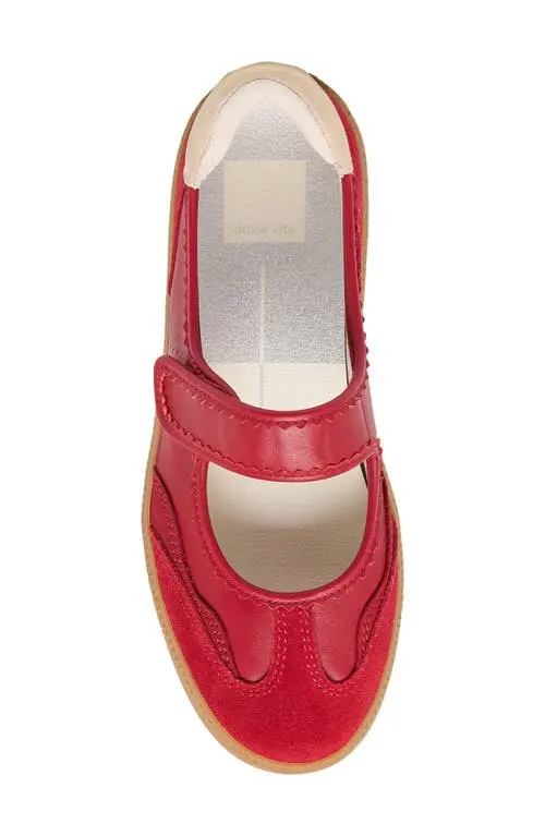 Dolce Vita Nanet Mary Jane Flat - Crimson Leather