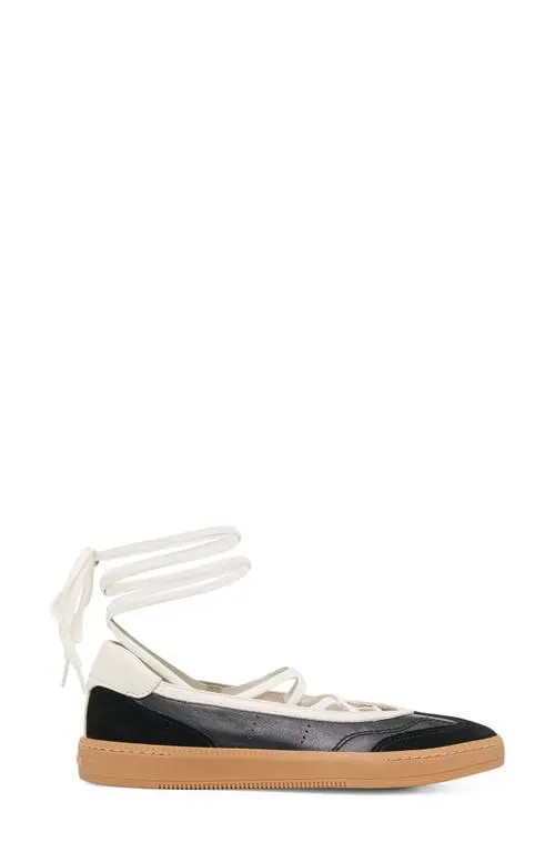 Dolce Vita Ankle Strap Sneakers - Black Leather