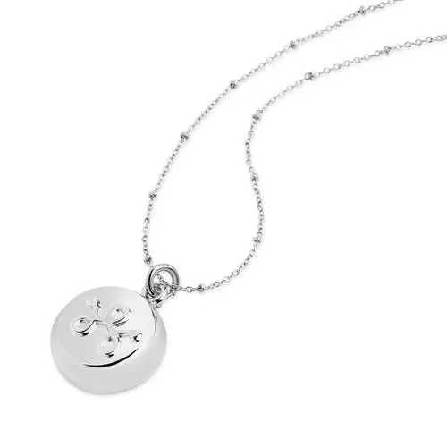 INVISAWEAR Smart Jewelry Personal Safety Necklace - Silver