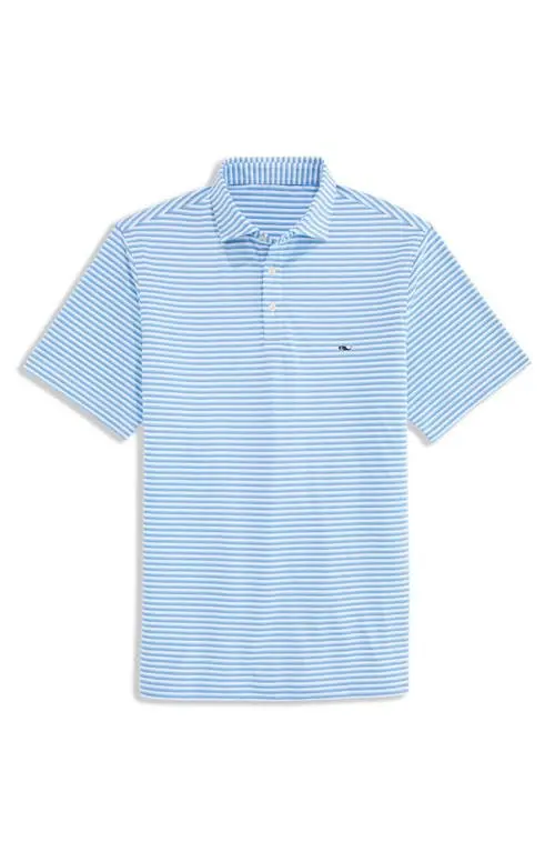 Vineyard Vines Sankaty Stripe Performance Piqué Polo