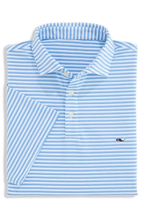 Vineyard Vines Sankaty Stripe Performance Piqué Polo