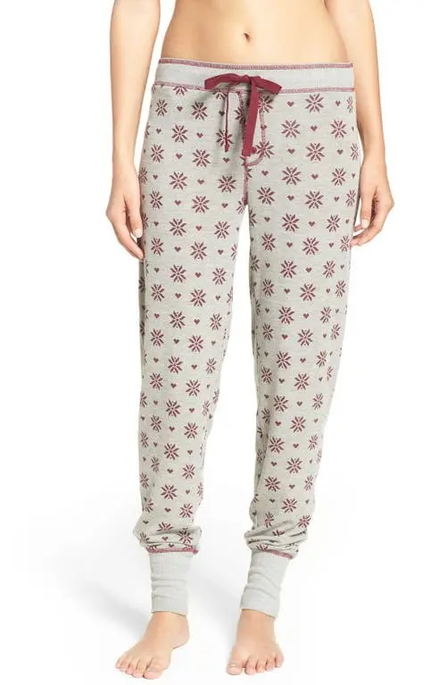 PJ Salvage Peachy Jogger Pants - Heather Grey