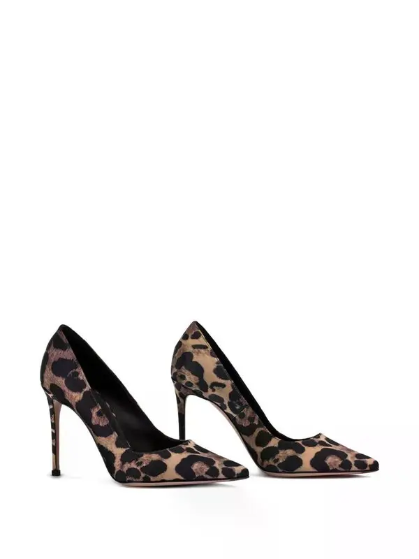 LE SILLA 100mm Leopard-print Pointed-toe Pumps