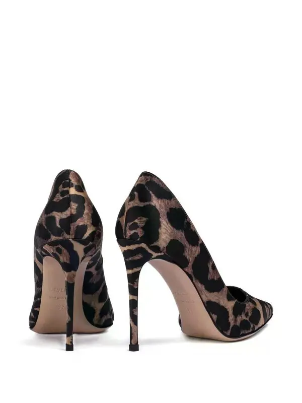 LE SILLA 100mm Leopard-print Pointed-toe Pumps