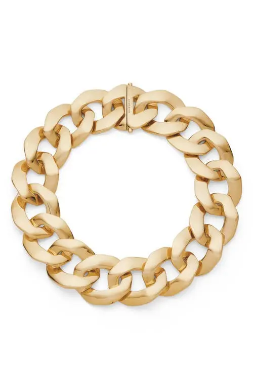 Givenchy Large Link Collar Necklace - Golden Yellow