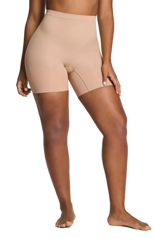 Spanx Spanxsculpt™ Gofigure Mid Thigh Shaper Shorts - Chai