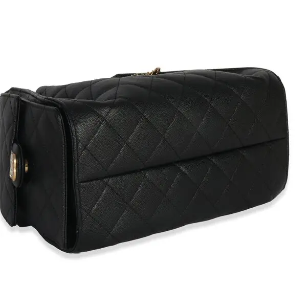 Chanel Quilted Caviar 25 Hobo