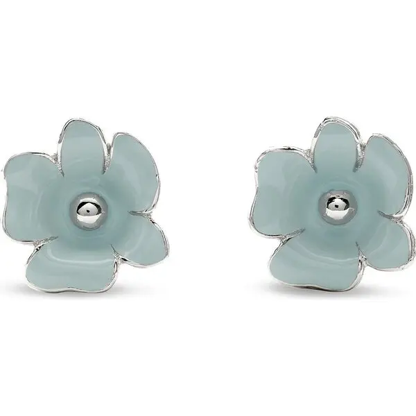 Kate Spade New York Flower Stud Earrings - Blue/silver