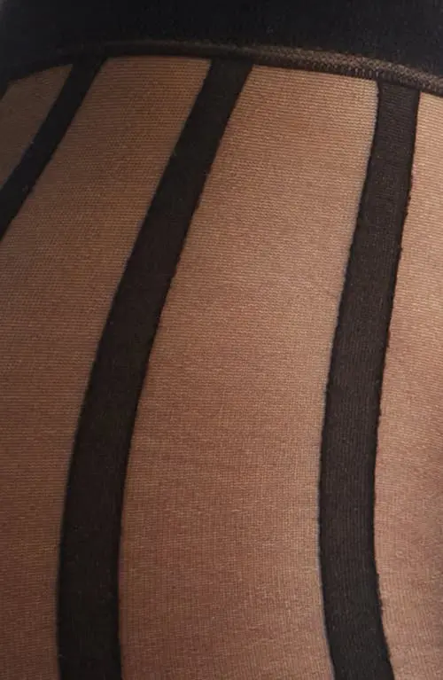 Nordstrom Vertical Stripe Sheer Tights