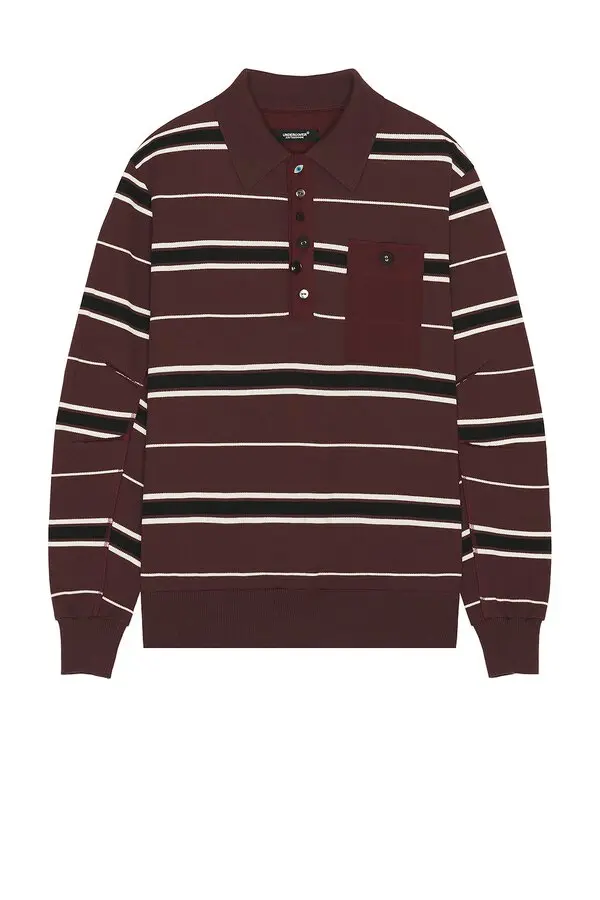 UNDERCOVERISM Polo Shirt In Burgundy