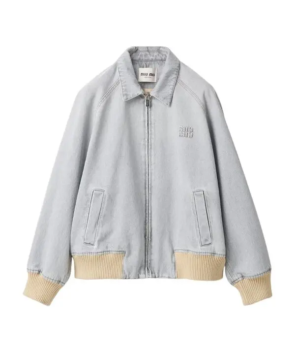 Miu Miu Denim Blouson Jacket