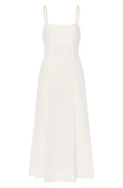 MILLY A-line Linen Cover-up Dress