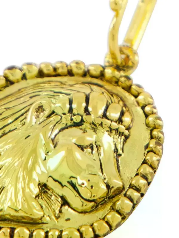 AURÉLIE BIDERMANN Lion-engraved Pendant