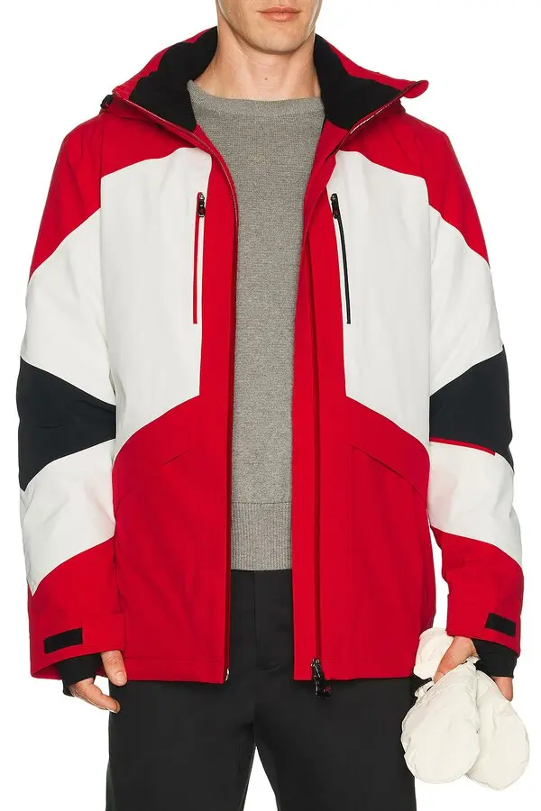Perfect Moment Ripstop Jacket - Red & Black
