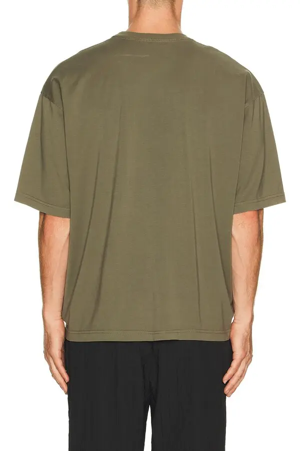 SONG FOR THE MUTE School Portrait Gym Tee In Olive