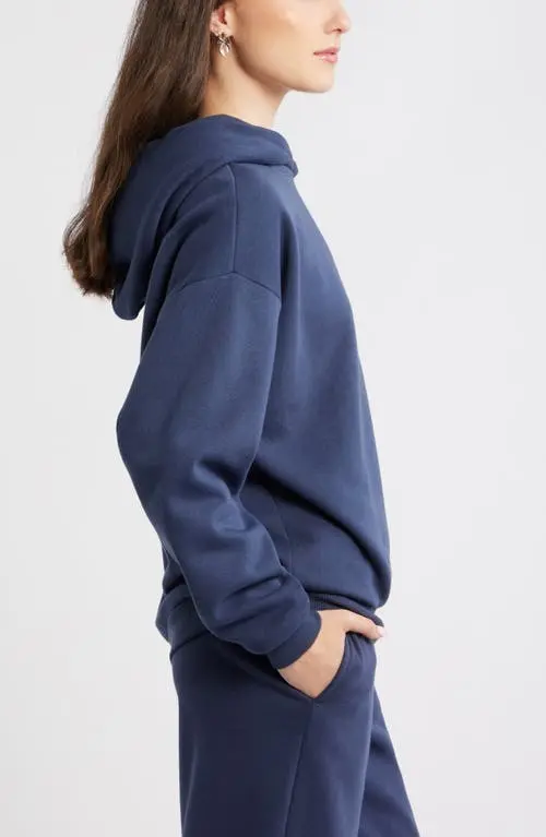 Bp. Relaxed Fleece Hoodie - Navy Indigo
