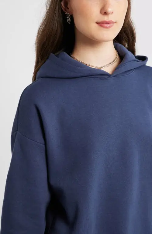 Bp. Relaxed Fleece Hoodie - Navy Indigo