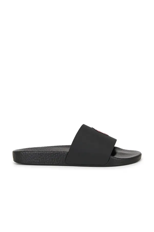 Polo Ralph Lauren Eva Slide In Black