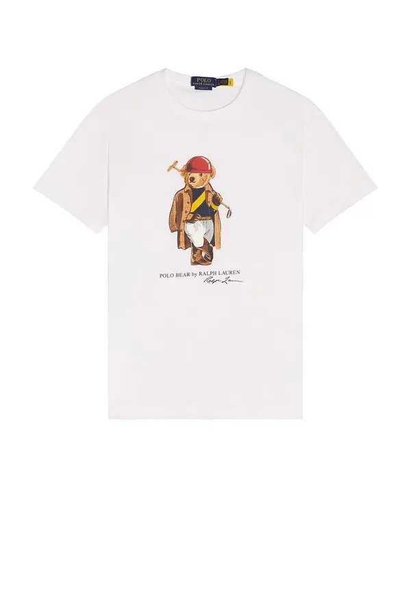 Polo Ralph Lauren Society Bear Tee - White