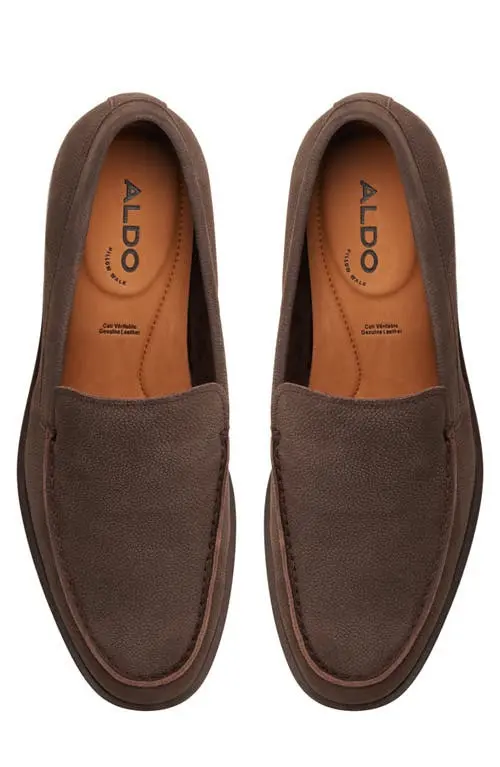 Aldo Alfonso Leather Loafer - Dark Brown