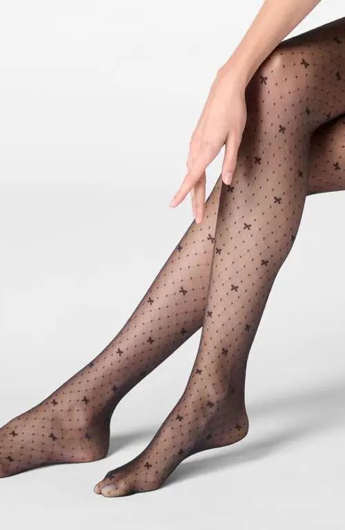Oroblu Graceful Bow Sheer Tights