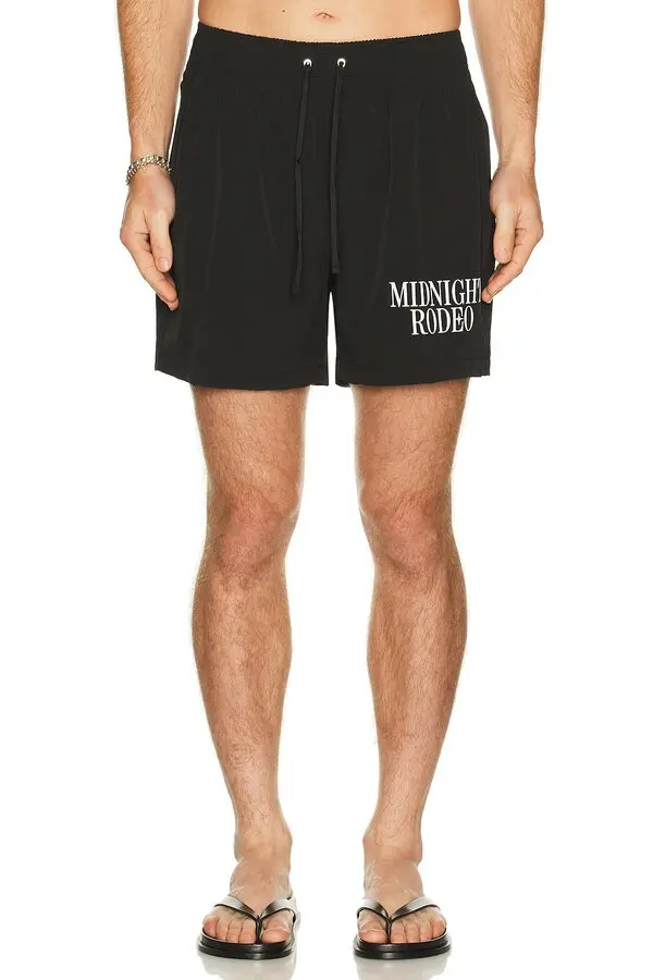MIDNIGHT RODEO Mr Swim Short - Black
