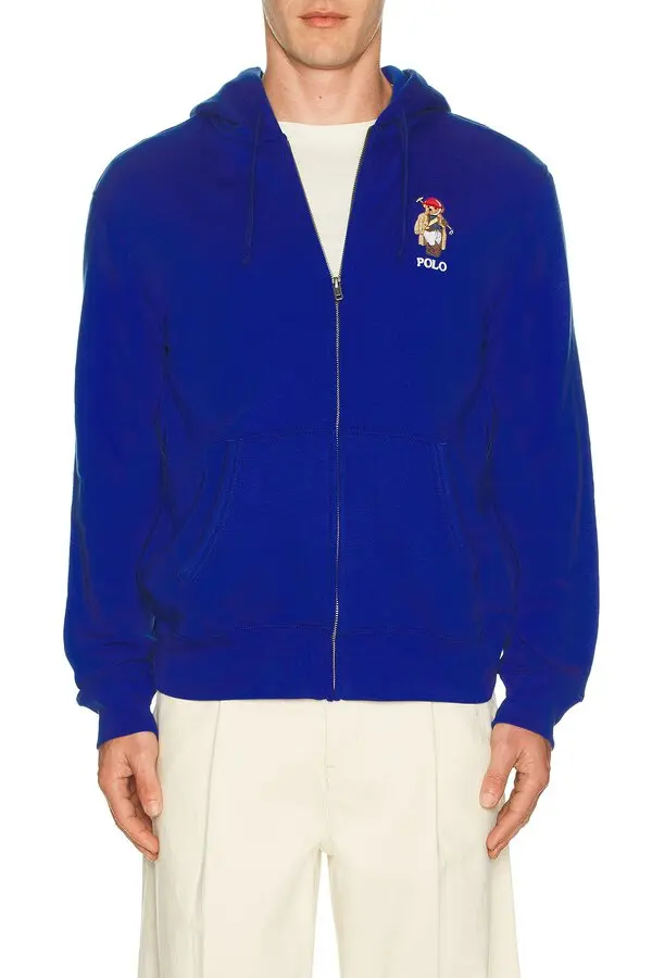 Polo Ralph Lauren Novelty Polo Society Bear Full-zip Hooded Sweatshirt