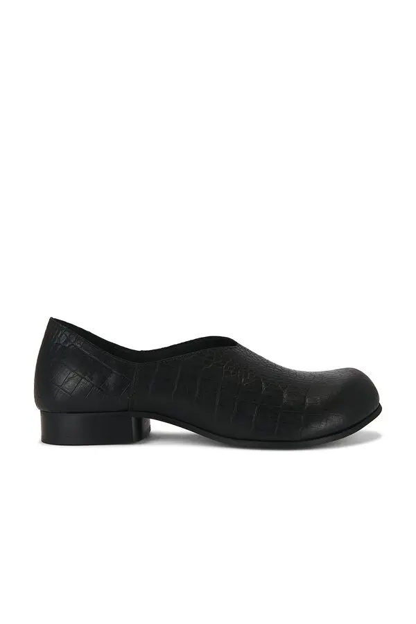 PHILEO 067 Crocodile Clog - Black