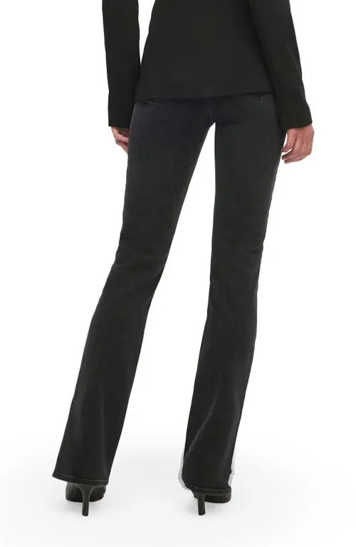 FAVORITE DAUGHTER Valentina Side Slit High-waist Straight-leg Jeans - Boulder