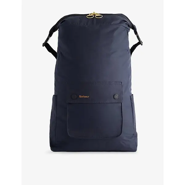 Barbour Transport Cotton-canvas Backpack - Navy