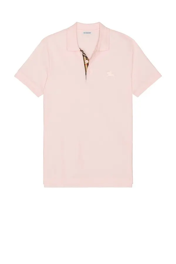 Burberry Eddie Ekd Polo In Pink