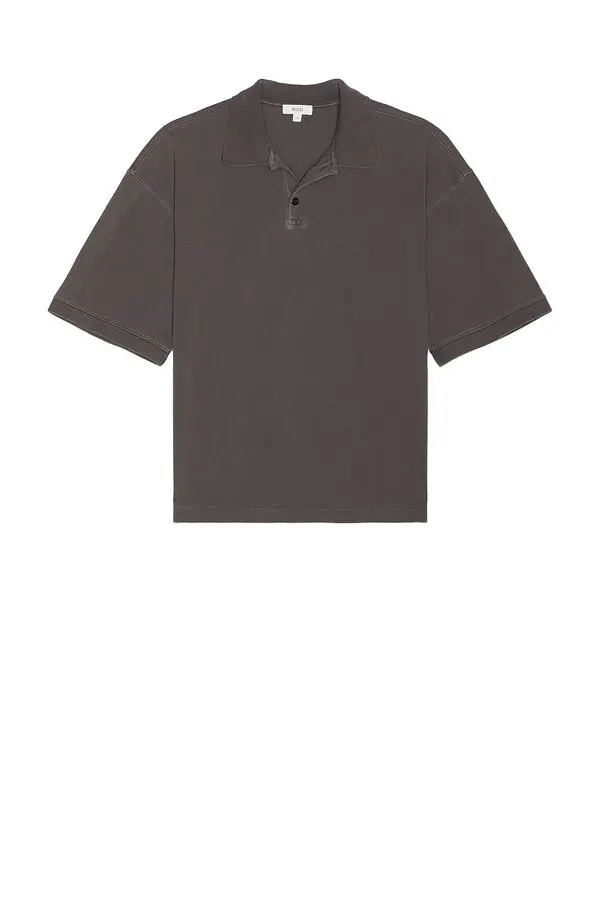 AGOLDE Curren Polo In Grey - Connection