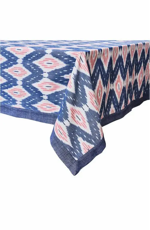 JULISKA Ikat Cotton Tablecloth
