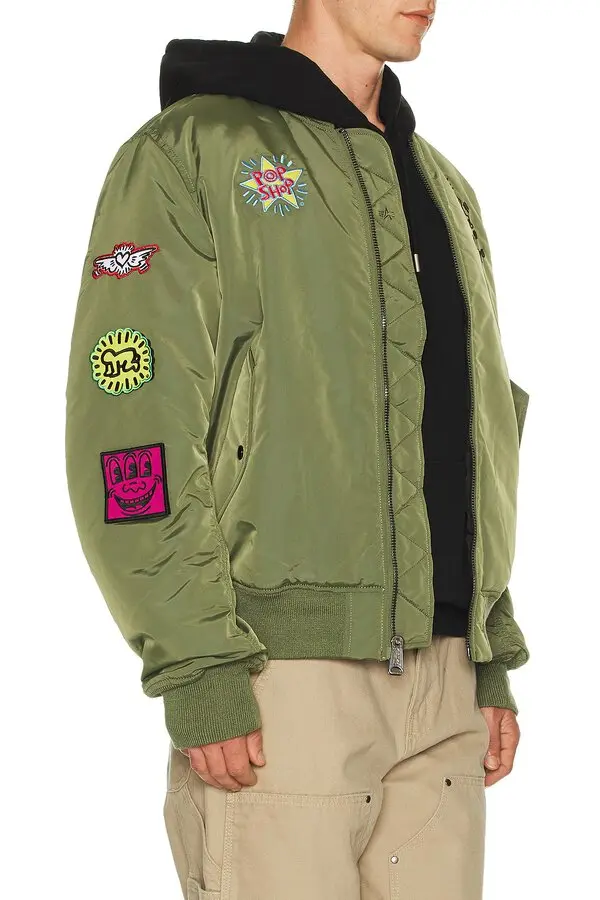 Alpha Industries X Keith Haring Ma-1 Reversible Jacket