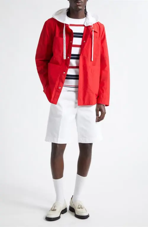 Thom Browne Utility Jacket With Removable Hood