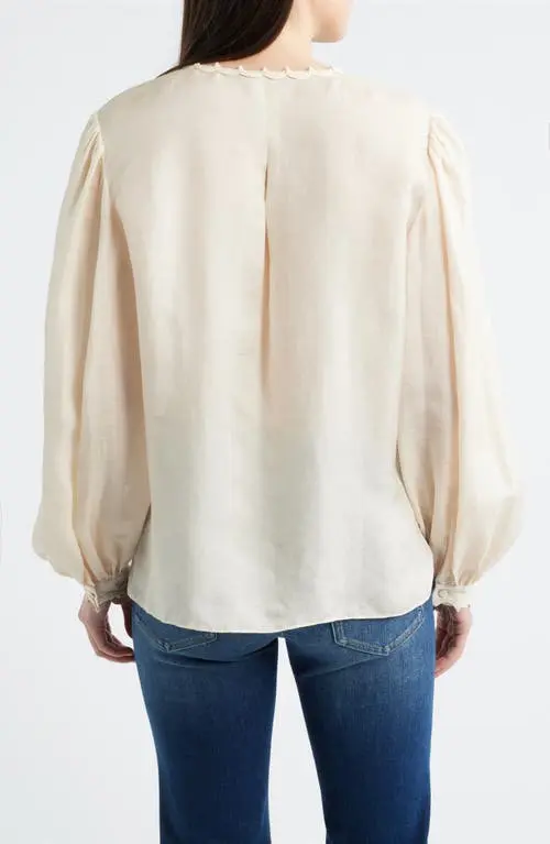 Kobi Halperin Harlow Balloon Sleeve Top